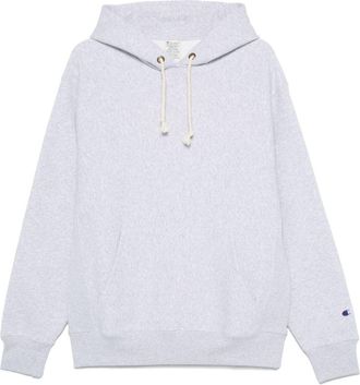 Champion Hoodie mit Logo-Stickerei - Grau
