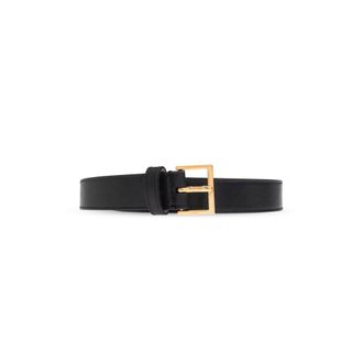 Versace Femme, Accessoires, Noir, Taille: 85 CM Ceinture en cuir