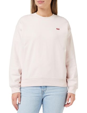 Levi's Damen Standard Crew Sweatshirt,Mauve Chalk,XXS