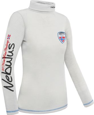 Nebulus Damen Rolli Warmer, Rollkragen, Langarm, grau - XL/42