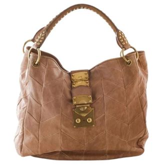 Miu Miu Pre-owned Matelass&eacute; Hobo Bag - - Pre-owned - Damen - Braun - ONE SIZE
