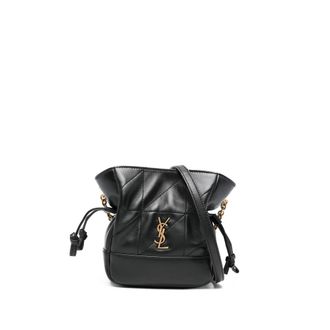 Saint Laurent Mini Jamie Quilted Logo Shoulder Bag