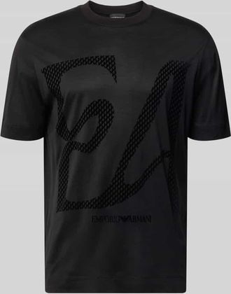 Emporio Armani T-Shirt mit Label-Print
