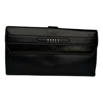 Loewe Portefeuille en cuir Pre-owned - Femme - Pre-owned - Noir - Taille: ONE Size