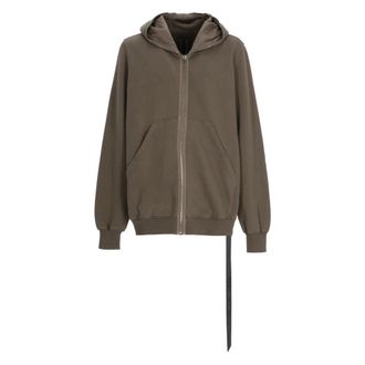 Rick Owens Homme, Sweatshirts et sweats &agrave; capuche, Brun, Taille: L Zip-throughs