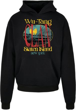 Mister Tee Herren Kapuzenpullover Wu Tang Staten Island Heavy Oversize Hoodie Black M