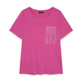Fiorella Rubino Damen, Oberteile, Rosa, LGr&ouml;&szlig;e