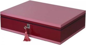 Gift Company Tang, Schmuckbox, M, flach, rosa/Beere