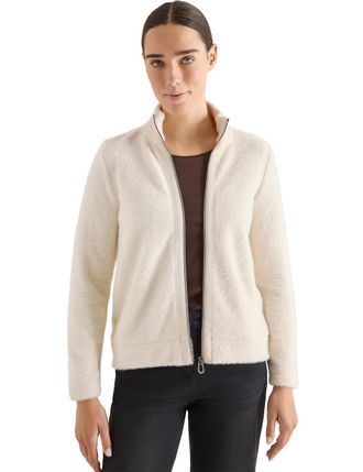 Cecil Damen 3228732 Federgarn Jacke, Light Greige, XS
