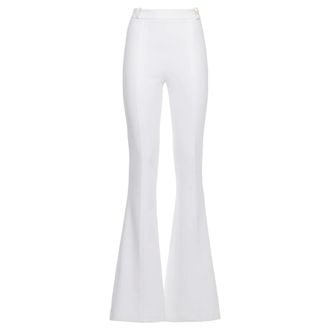 Elisabetta Franchi Femme, Pantalons, Blanc, Taille: 42 FR Wide Pantalons