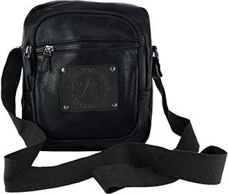 Lotto Sac homme &agrave; bandouli&egrave;re r&eacute;glable, en similicuir, multi-poches