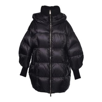 Baldinini Daunenjacke aus Wolle und Nylon - - Coats - Damen - Schwarzk - S