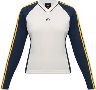 adidas Femme, Tops, Blanc, Taille: 40 FR Sous-pull à manches longues