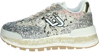 Liu Jo Scarpe donna Liu-Jo Amazing 26 sneaker ecopelle/glitter black/silver D25LJ07 BF4047 TX007 37