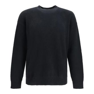 Laneus Kaschmir-Seiden-Pullover mit Rundhalsausschnitt - - Knitwear - Herren - Schwarzk - M