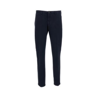 BRIGLIA 1949 Homme, Pantalons, Bleu, Taille: S Chinos en coton stretch
