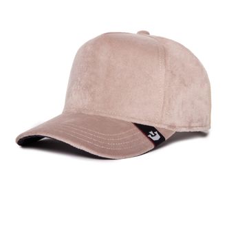 Goorin Brothers Trucker Cap Velour Blank Taupe Beige, Size:OneSize