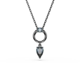 Swarovski Halskette - Mesmera Kette - Gr. unisize - in Grau - f&uuml;r Damen