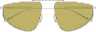 Bottega Veneta unisex, Accessoires, Gris, Taille: 59 MM Lunettes de soleil aviateur classiques