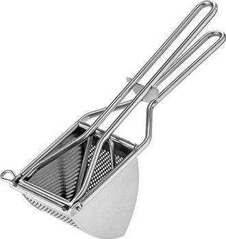 Westmark Presse &agrave; Pommes de Terre, avec Trous Ronds, Acier inoxydable, Longueur : 30 cm, Triangel, Argent&eacute;, 61262260