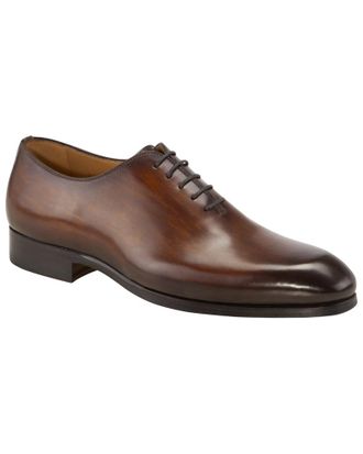 Magnanni Oxford-Schn&uuml;rschuhe in Wholecut-Bauweise aus Glattleder in