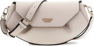 Guess sac à épaule bandoulière Amorette Flap Crossbody Light Taupe écru