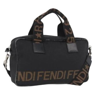 Fendi Sac &agrave; main Vintage en Nylon Pre-owned - Femme - Pre-owned - Noir - Taille: ONE Size