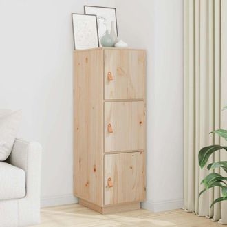 vidaXL Buffet haut 34x40x108,5 cm Bois massif de pin