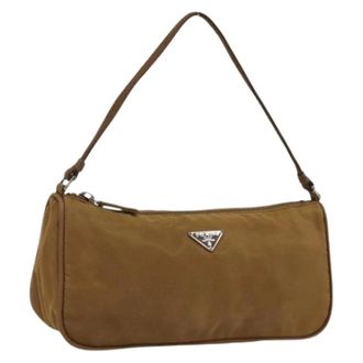 Prada Pre-owned Vintage Nylon Shoulder Bag - - Pre-owned - Damen - Braun - ONE SIZE
