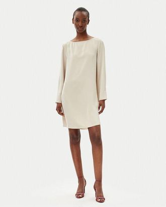 Max & Co. Kleid für den Alltag 2516221114200 Écru Regular Fit