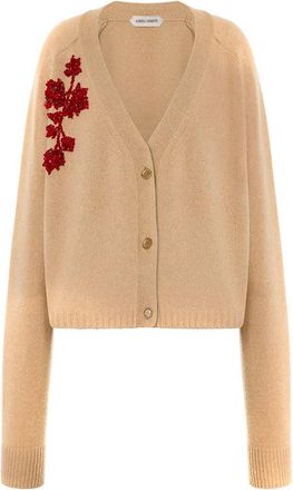 Alberta Ferretti Pull Col Rond - Beige