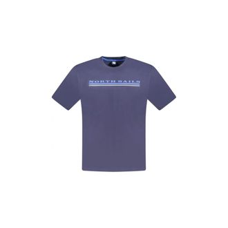 North Sails Homme, Tops, Bleu, Taille: M T-Shirt &agrave; Manches Courtes