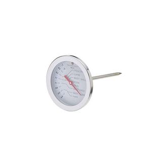 MasterClass MasterClass Fleischthermometer-Sonde, Lebensmittelthermometer, Bereich 150°F bis 190°F, Silber