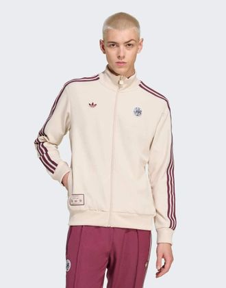 adidas Originals Terrace Icons - Haut de surv&ecirc;tement Ajax Amsterdam - Ivoire halo-Neutre