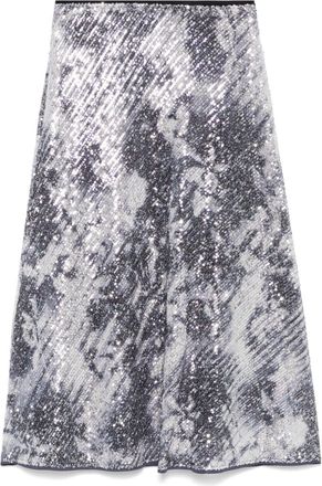 Diane Von Fürstenberg jupe Araminta à coupe mi-longue - Noir