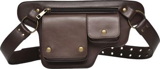 Generic Renaissance-H&uuml;fttasche - mittelalterlicher Verstellbarer G&uuml;rtelgurt mit Mehreren Taschen, Cosplay-Tasche | F&uuml;r Piratenkost&uuml;m, Festival, Reisen, Damen 