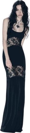 Aniye By Femme, Robes, Noir, Taille: 40 FR Long Elegant Dress