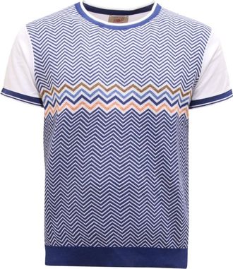 Bob Homme, Tops, Bleu, Taille: S Cliffer Var T-Shirt