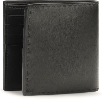Prada Antiqued Calfskin Wallet - Black