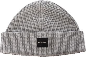 GANT Herren Winterm&uuml;tze Baumwollm&uuml;tze Rib Knit Beanie