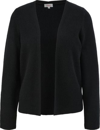 s.Oliver Damen Strickjacke aus Wollmix BLACK, 42