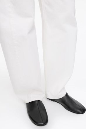 Arket Lederballerina -Schwarz