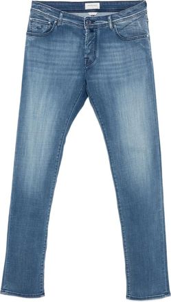 Jacob Cohen jean boutonné - Bleu