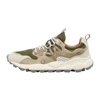 Flower Mountain unisex, Chaussures, Vert, Taille: 43 EU Baskets en su&egrave;de et tissu Yamano 3 UNI