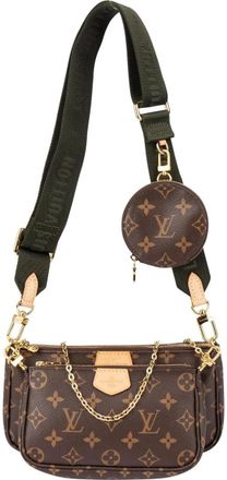 Louis Vuitton Crossbody Bags - Louis Vuitton Canvas Monogram Multi Pochette Cross - Gr. unisize - in Braun - f&uuml;r Damen