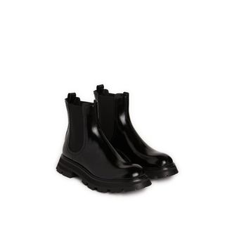 Alexander McQueen Bottines Wander en cuir