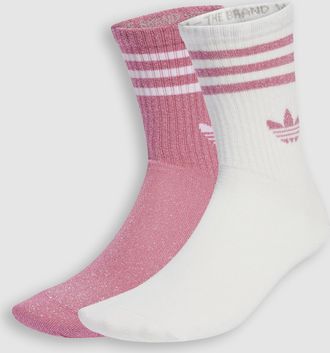 adidas Chaussettes 3S Glitter Cr 2 Pnkfus White