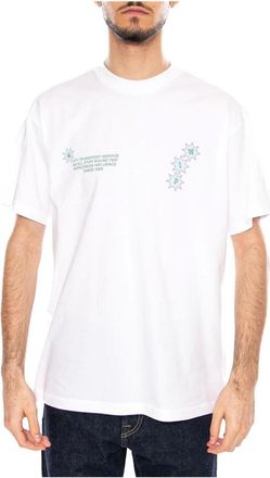 Carhartt Work in Progress Homme, Tops, Blanc, Taille: M C Trip T-Shirt