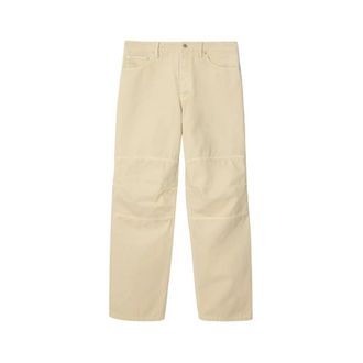 Burberry Straight Hosen - - Trousers - Herren - Beige - L