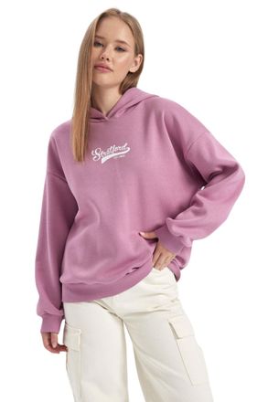 DeFacto Damen Hoodie Sweatjacke und Kapuzenpullover - Stilvolle Damenbekleidung mit Kapuze Oversize Fit Hooded